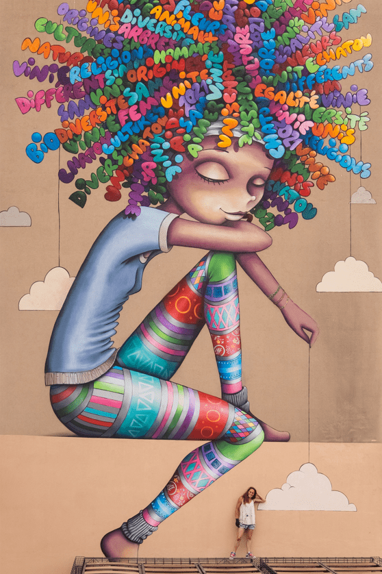 La graffeuse Vinie Graffiti à Argenteuil | Site de la ville d’Argenteuil