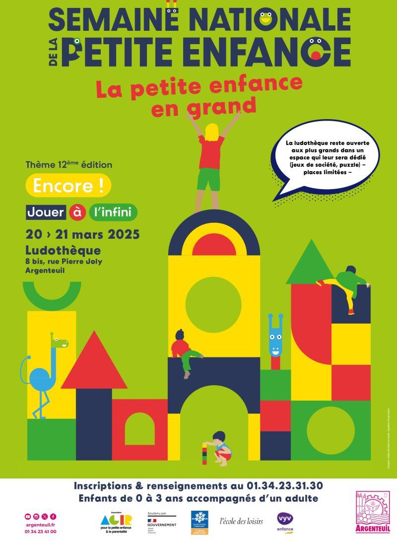 Semaine nationale de la petite enfance 2025 | Site de la ville d’Argenteuil